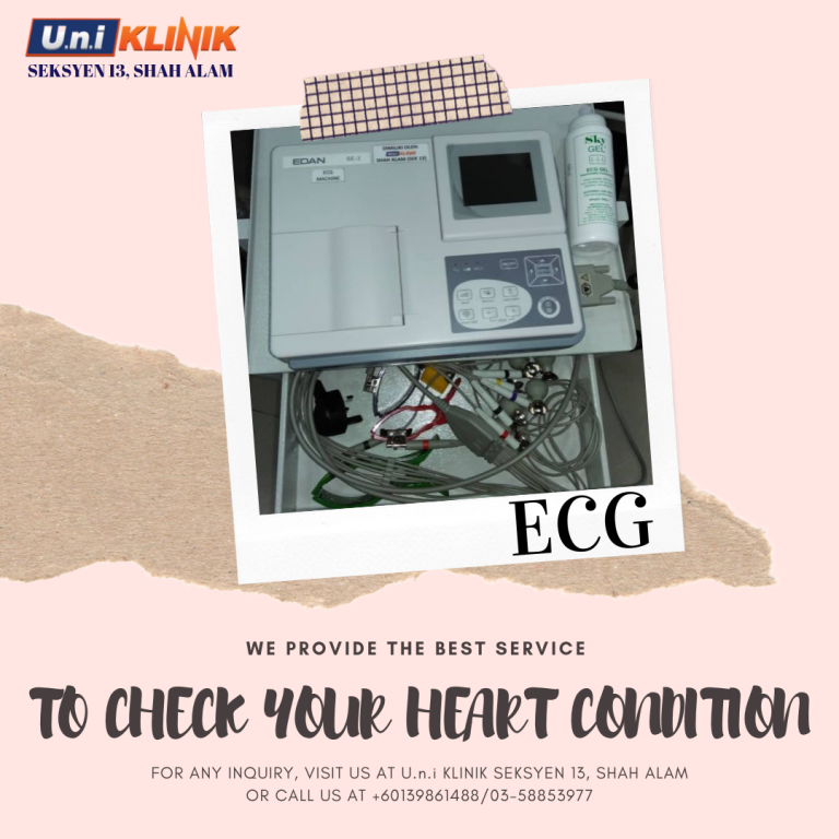 ECG SERVICE IN OUR CLINIC! – U.n.i Klinik Shah Alam
